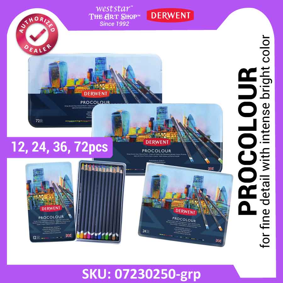 [Weststar TAS] Derwent Procolor Color Pencil , Procolour Pencil | Tin ...