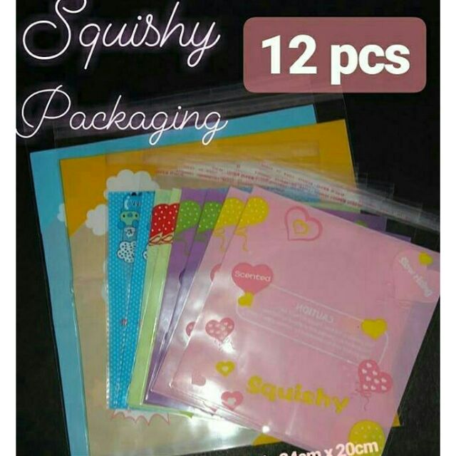 READY STOCK SQUISHY PACKAGING, PLASTIK SQUISHY, SQUISHY PACKING ...