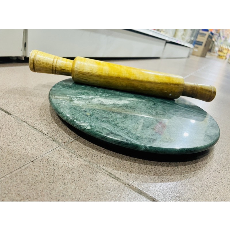 Marble Chapati stone diameter 27cm / Rolling board / Roti Maker with ...