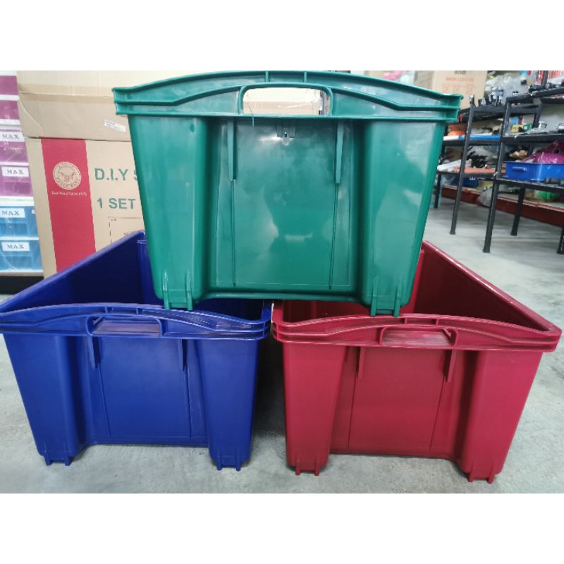 (Ready Stock) Plastic Container /Fish box/Tong ikan/Tong Plastic/鱼箱 ...