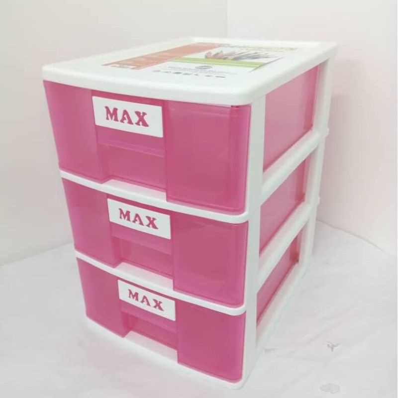 Maxonic 3 Tier A4 Multipurpose Drawer Cabinet / Document Stationery ...