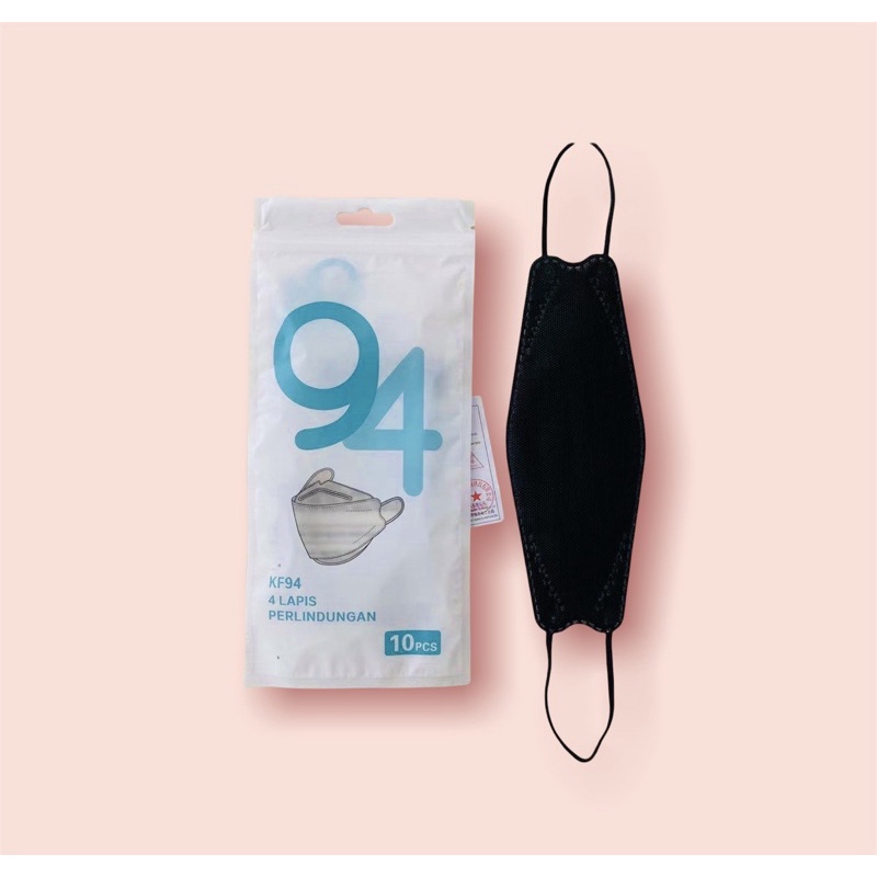 KF94 4LAYER 3D PROTECTION KOREAN FILTER FACE MASK 1PACK 10PCS | Shopee ...