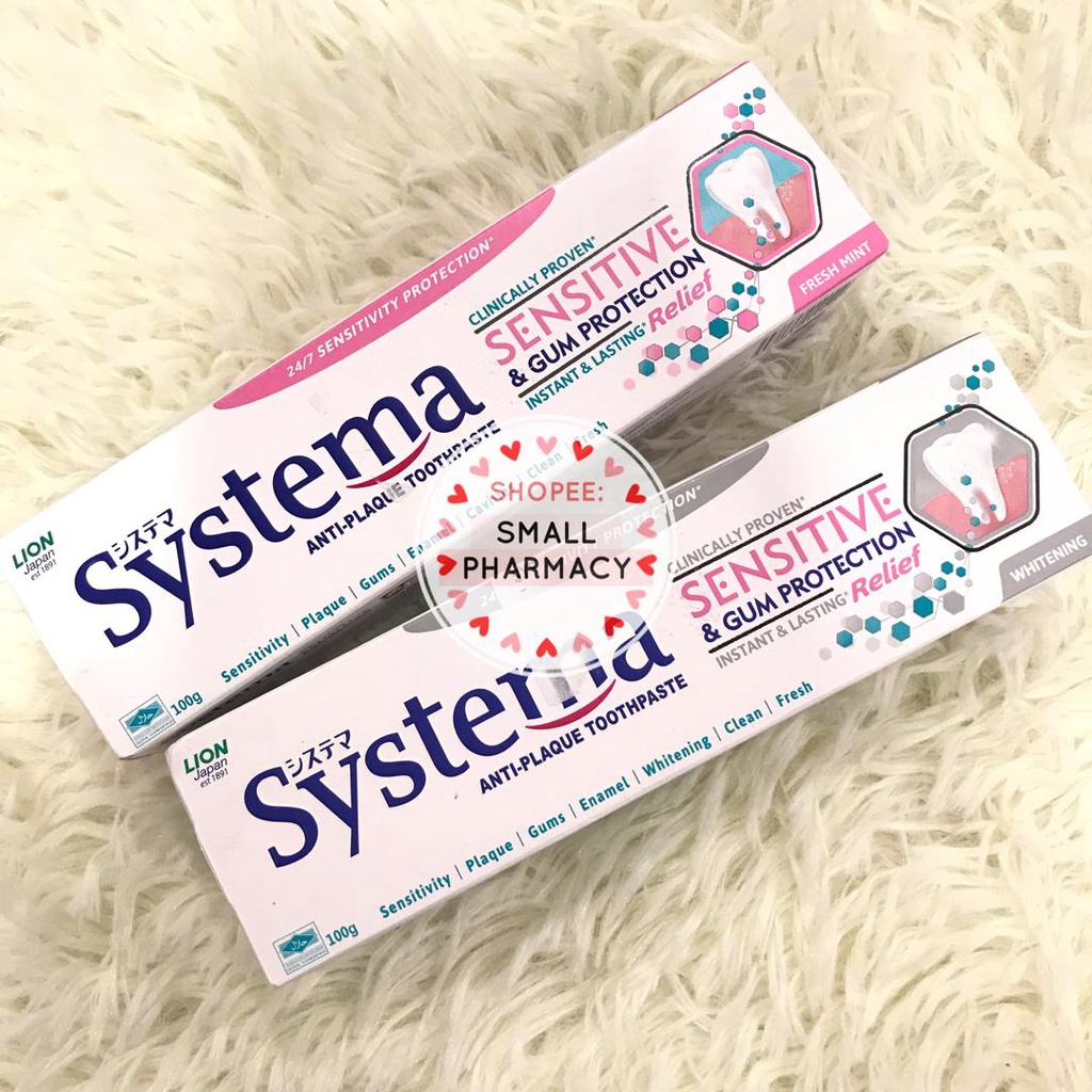 Systema Anti-Plaque Toothpaste Fresh Mint 011510 / Whitening 100g ...