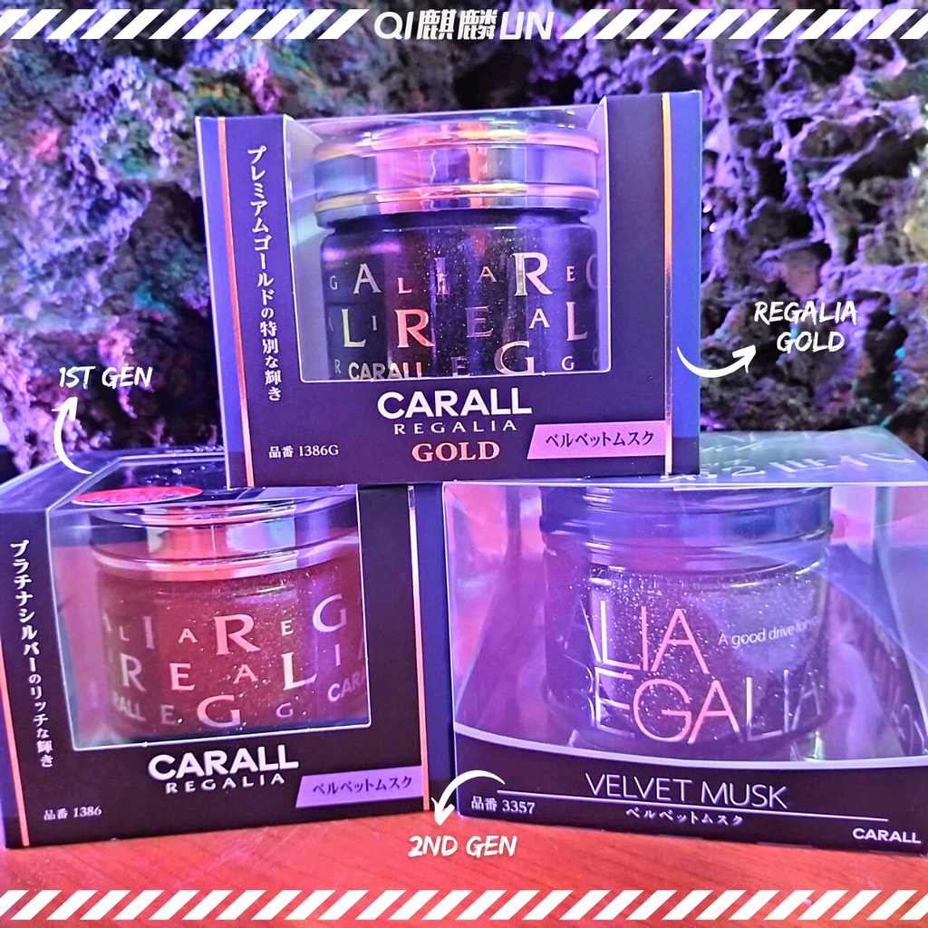 CARALL Regalia Enrich / Regalia Enrich Gold Car Air Freshener / Perfume - Velvet Musk (1386/3357 ...