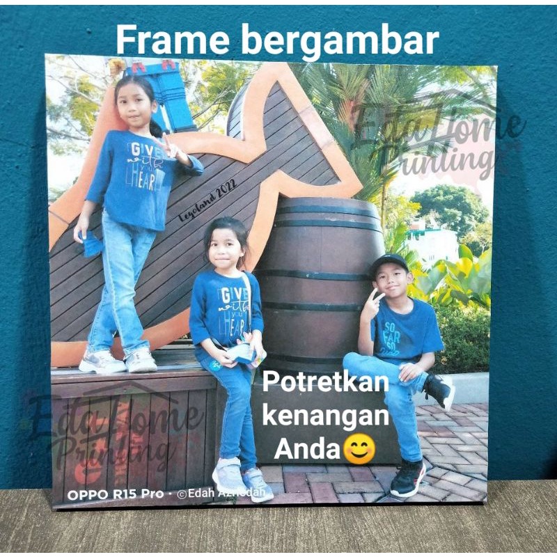 CUSTOM PHOTO FRAME DECO WALL RUMAH / GIFT FRAME GAMBAR | Shopee Malaysia