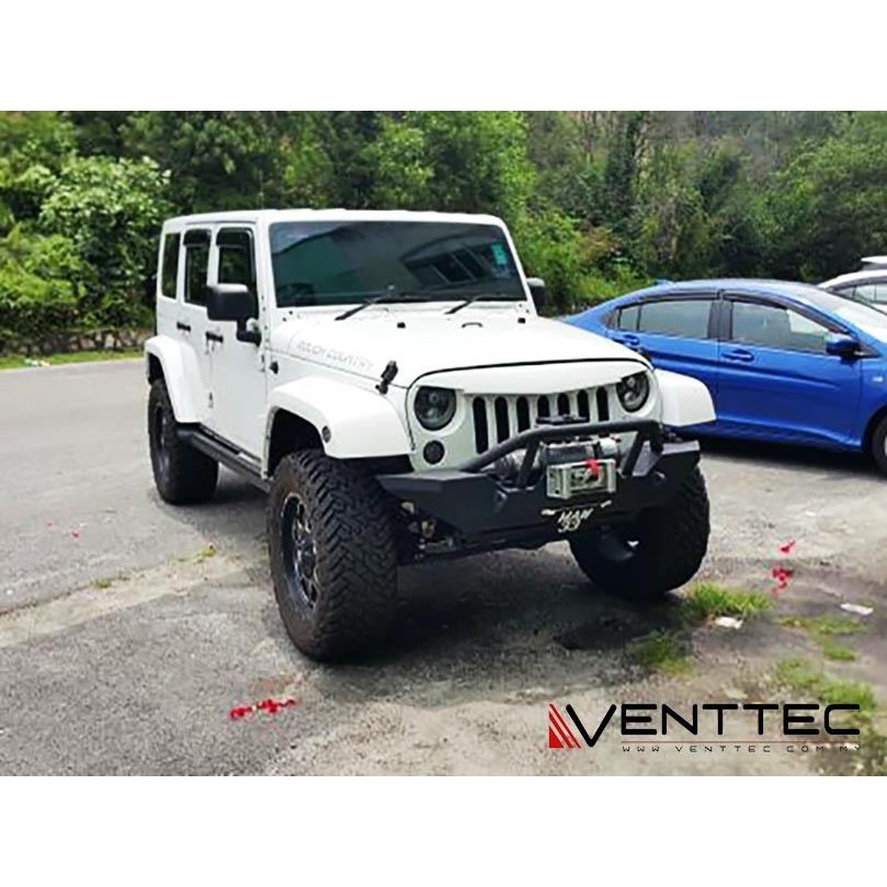 JEEP WRANGLER / SAHARA (JK) 07Y-ABOVE = VENTTEC DOOR VISOR | Shopee Malaysia