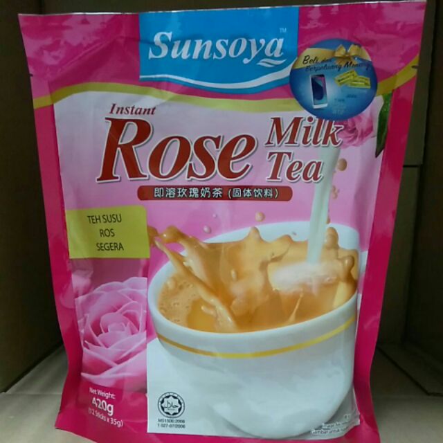 Sunsoya Instant Rose Milk Tea | Shopee Malaysia