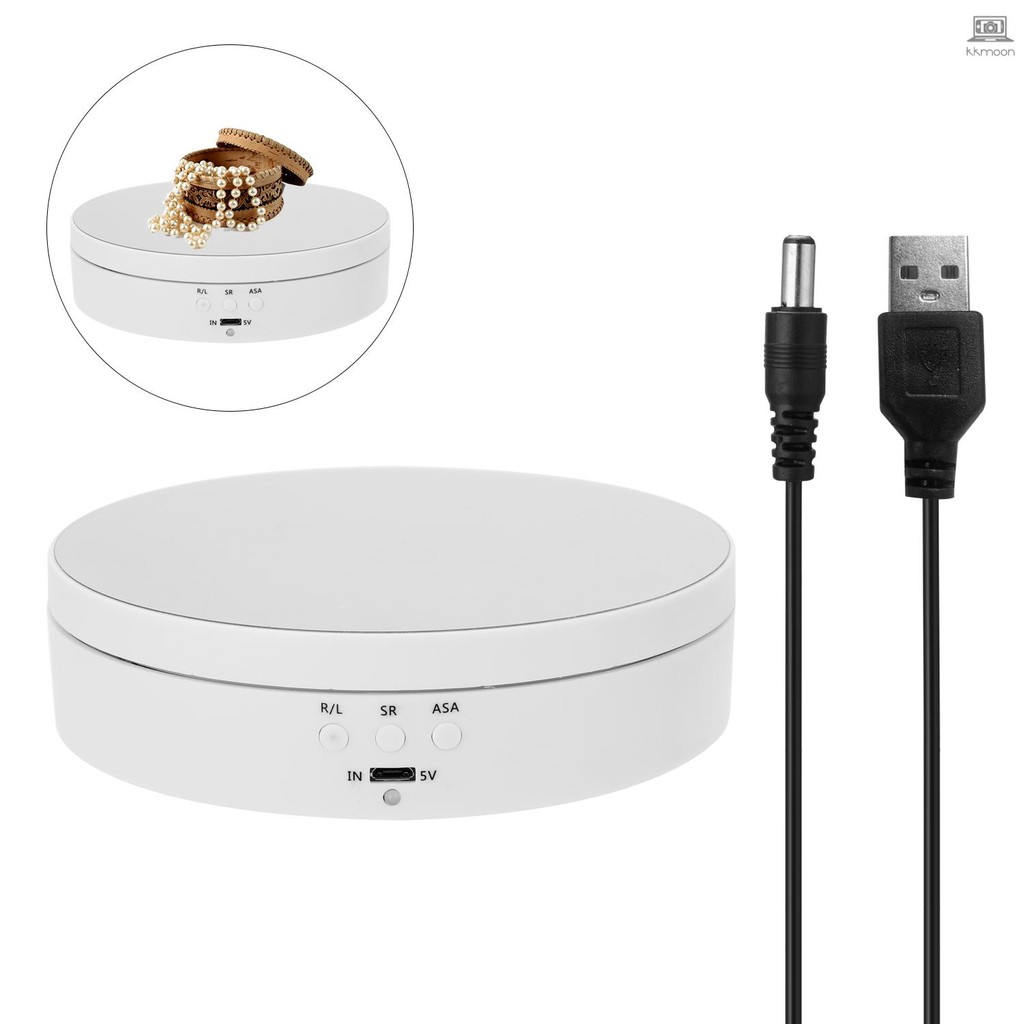 停售 360 Degree Electric Rotating Turntable Display Stand for Photography ...