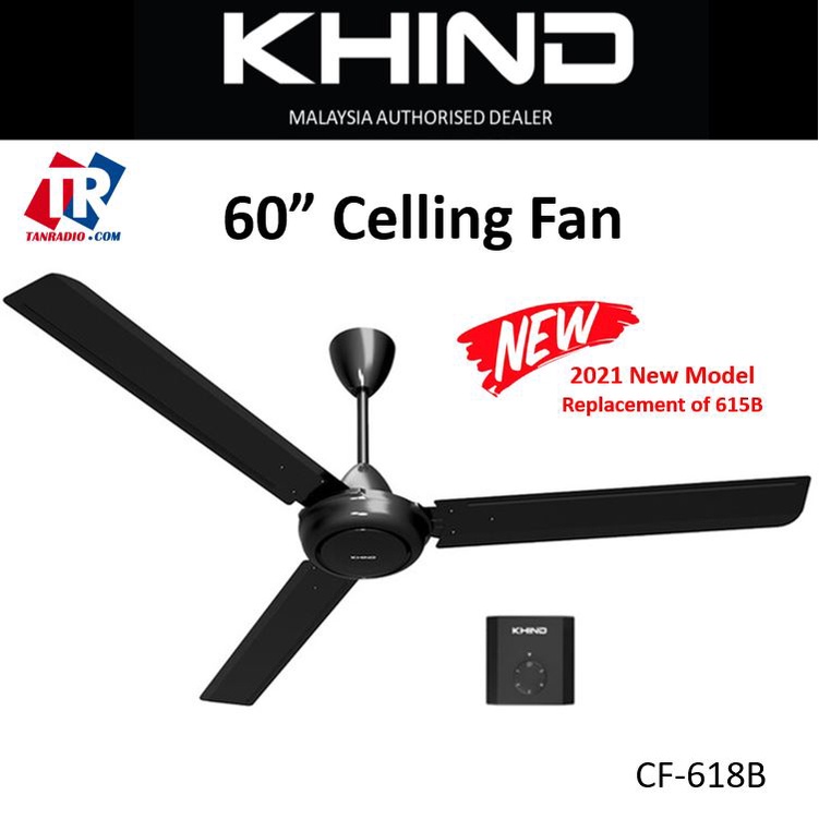 Khind Ceiling Fan With Safety Cable And Built-In Safety Thermal Fuse ...