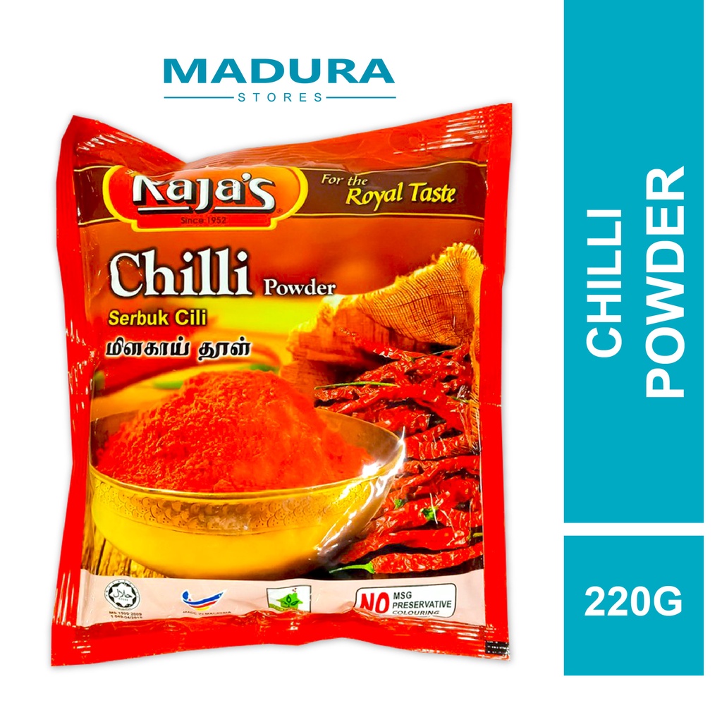 Raja's Chilli Powder 220g (Serbuk Cili) | Shopee Malaysia