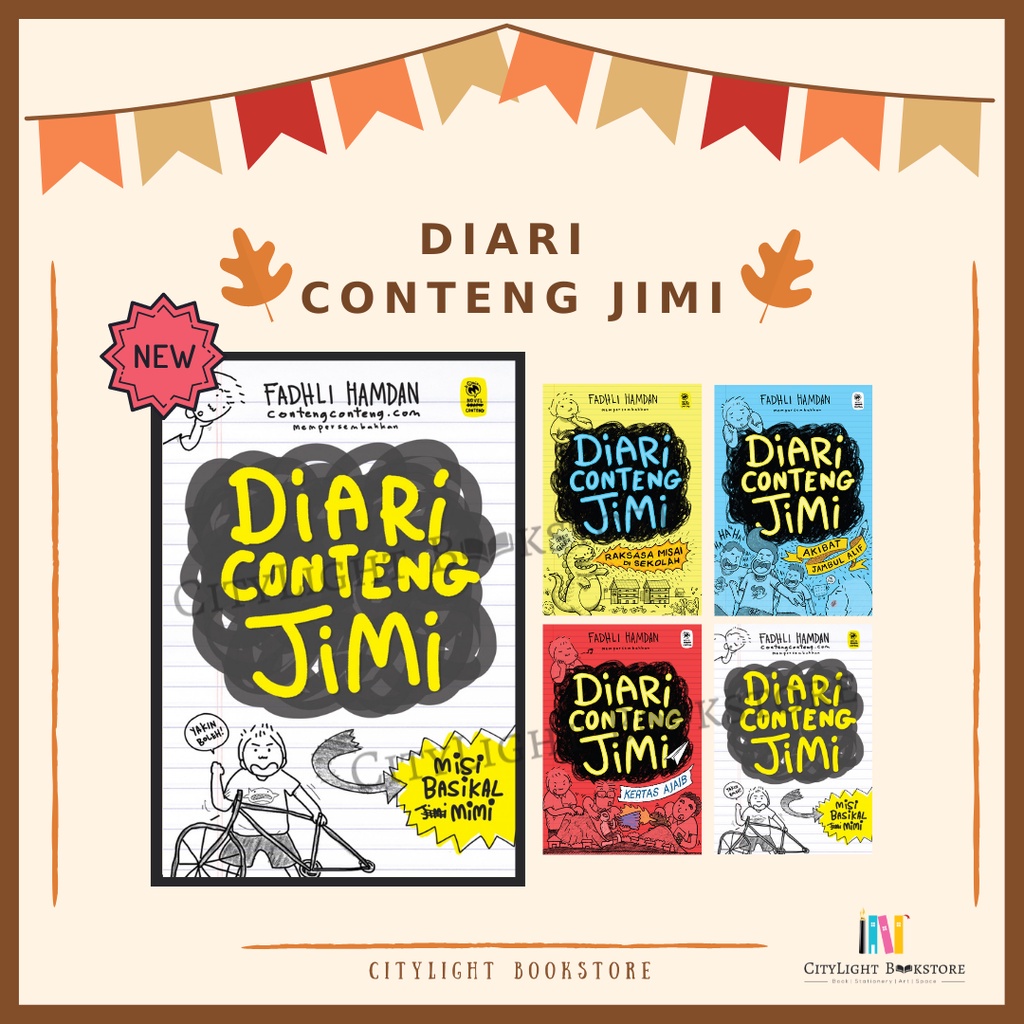 [CITYLIGHT] Komik-M: Diari Conteng Jimi - PTS | Shopee Malaysia