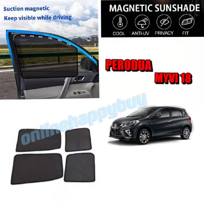 PERODUA MYVI 18 MAGNETIC SUNSHADE | Shopee Malaysia