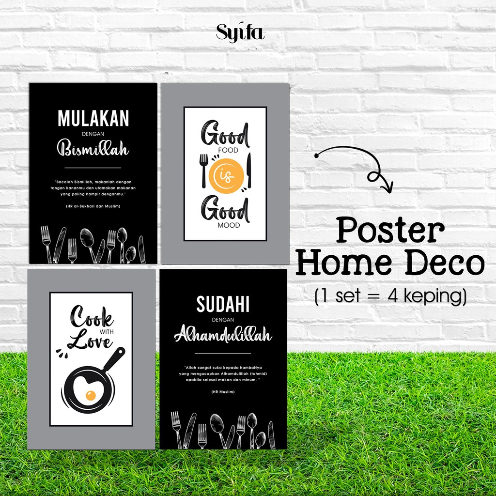 [NEW] POSTER HOME DECO I KITCHEN DECO I DINING DECO I WALL HOME DECO I ...