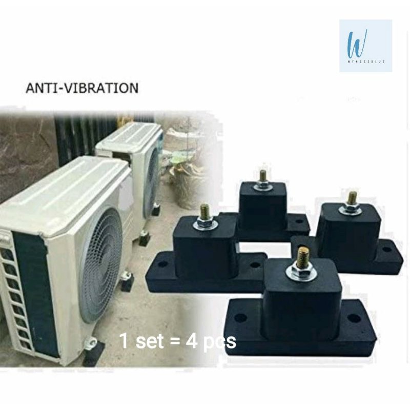 Rubber Bracket Air Conditioner Compressor Outdoor ☆ Getah AirCon Anti ...