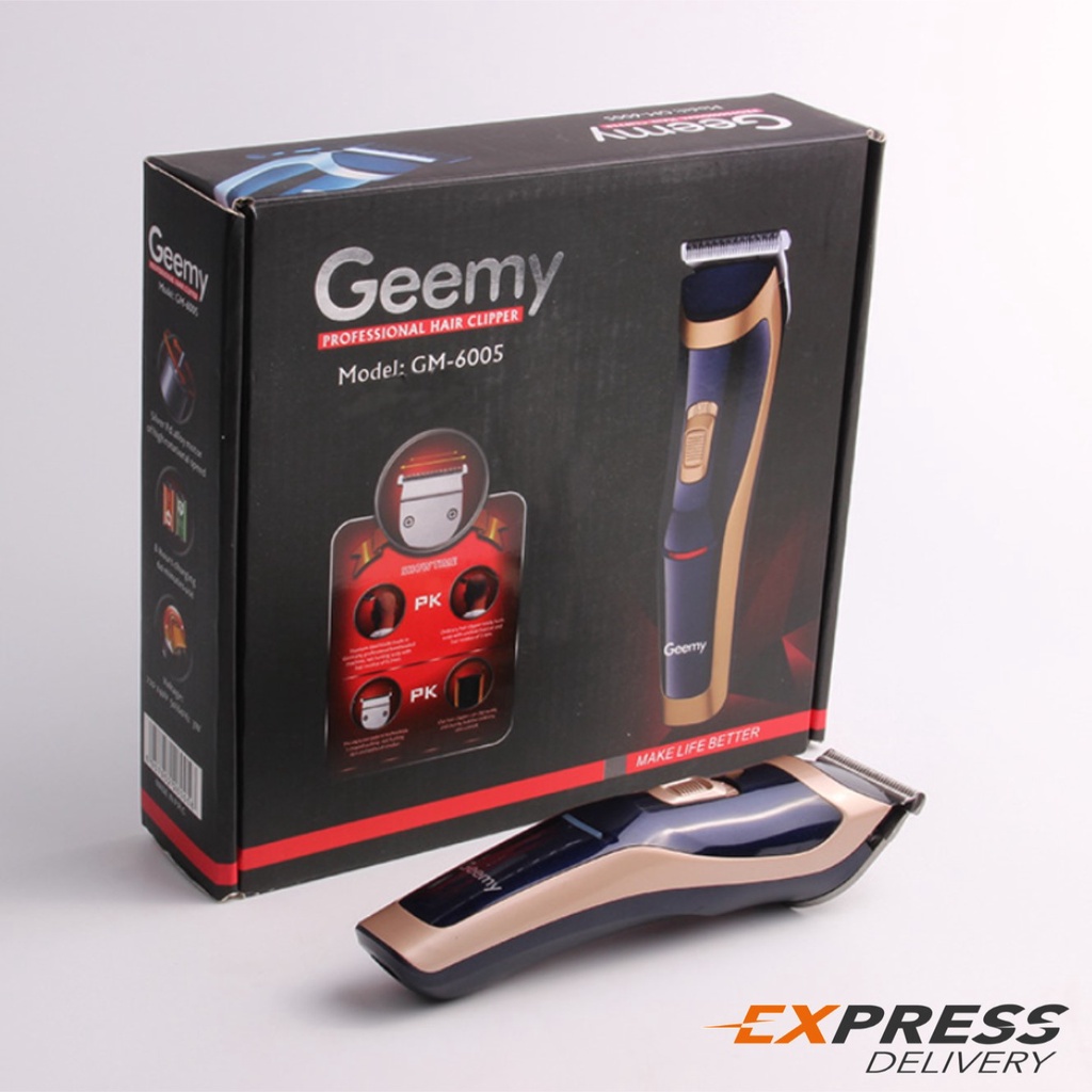 GEEMY PROFESSIONAL HAIR CLIPPER RECHARGEABLE HAIR TRIMMER MEN ELECTRIC ...