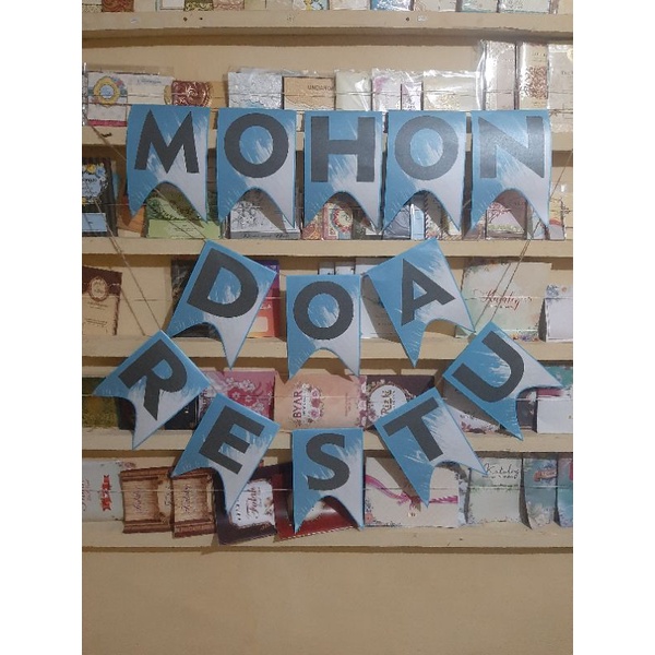Banner MOHON Prayer RESTU Wedding Stay Only | Shopee Malaysia