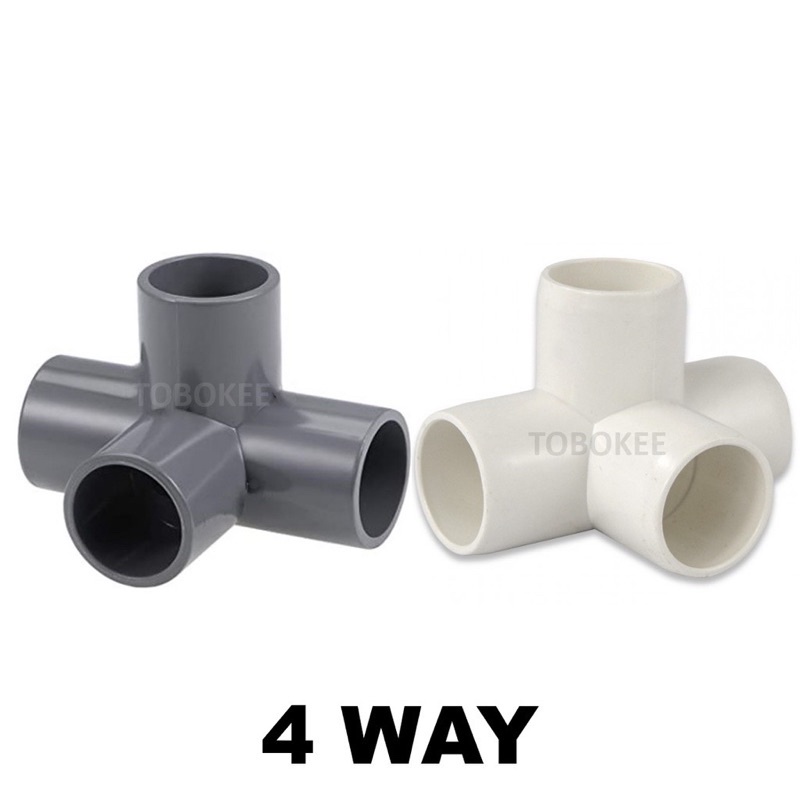 PVC Fitting Pipe Joint Connector Penyambung Paip DIY / CONDUIT / PVC Grey Pipe | Shopee Malaysia