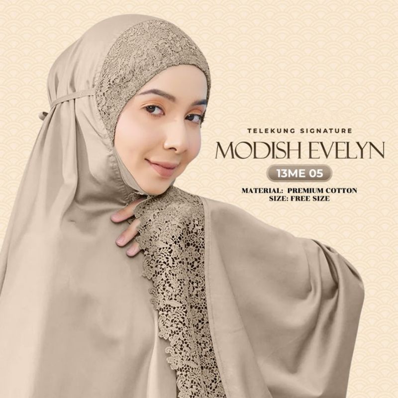 Telekung Cotton Premium Modish Evelyn New Arrival🔥 | Shopee Malaysia