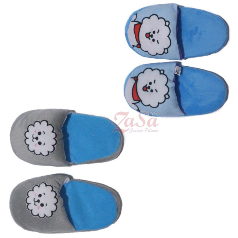 Sandal Bt21 Bts All Characters Of Embroidery And Printing / Sandal ...