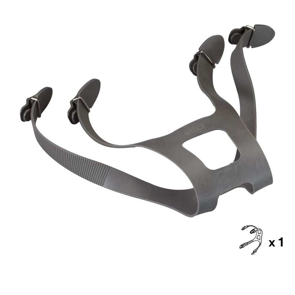 3M 6897 Head Harness for 3M 6700/ 6800 / 6900 Full Face Respirator [1 ...