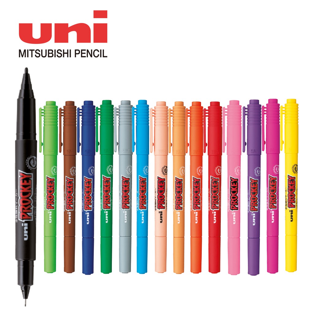 Uni Prockey Super Ink Water Based Permanent Marker PM-120T | Shopee ...
