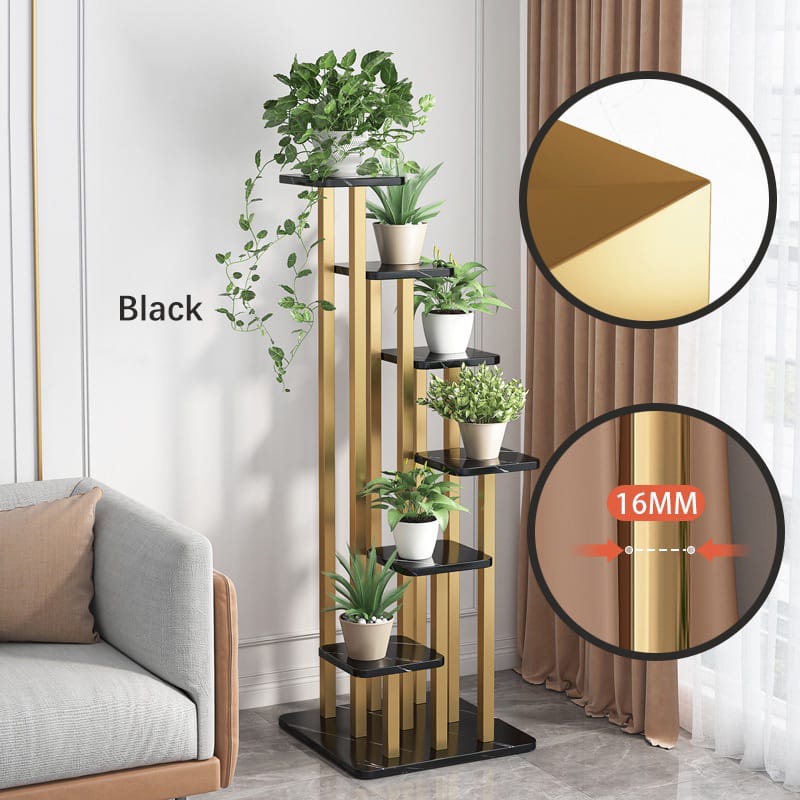 Rak Bunga Bonsai 6 tingkat / Rak Halaman Rumah / Rak Pasu Bunga Cantik ...