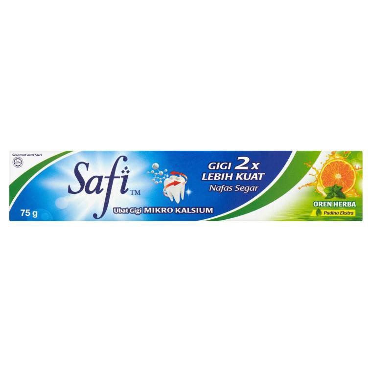 Safi Toothpaste Orange Herbs-Ubat Gigi 75g | Shopee Malaysia