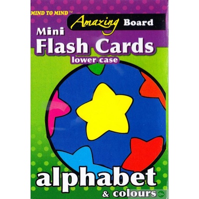 AMAZING BOARD MINI FLASH CARDS ALPHABET & COLOURS | Shopee Malaysia