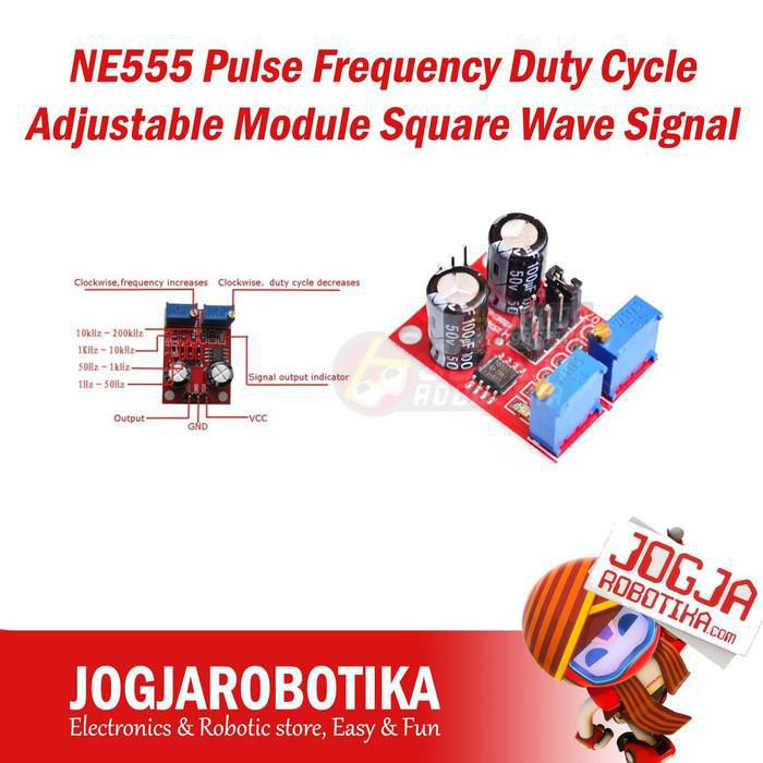 Ne555 Pulse Frequency Duty Cycle Adjustable Module Square Wave Signal | Shopee Malaysia