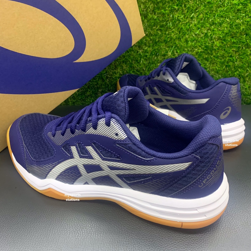 asics Mens Upcourt 5 [1071A086-100] | [1071A086-400] Badminton Shoes | Court Shoes | Kasut ...