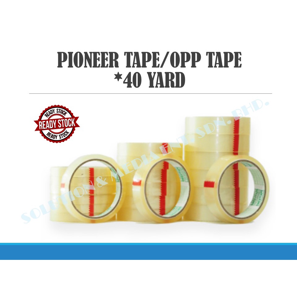 OPP TAPE / PIONEER SWEETTAPE 18MM & 24MM x 40 YARD | Shopee Malaysia