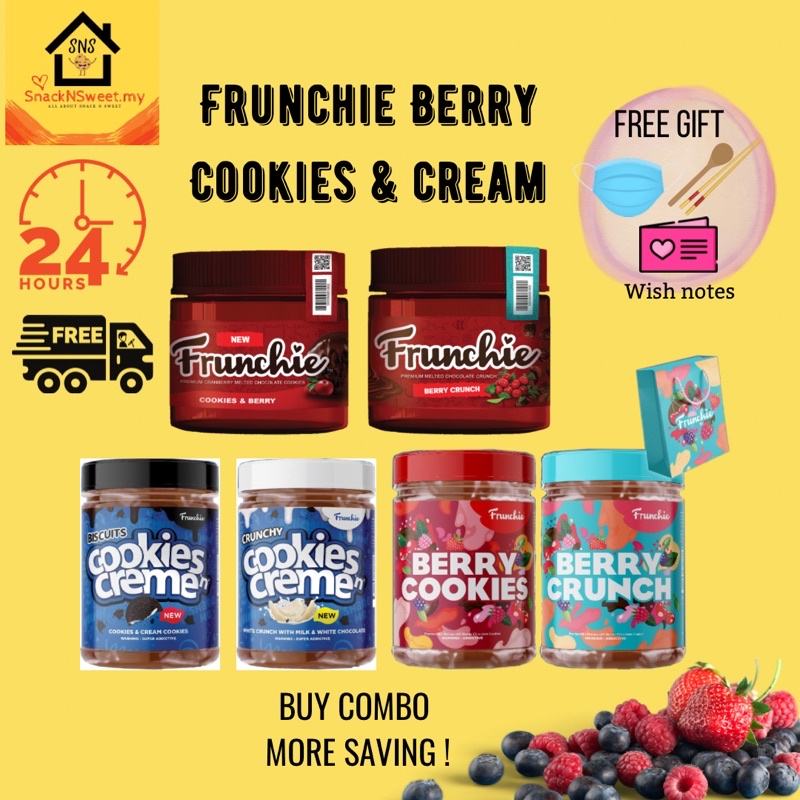 Frunchie berry crunch + cookies berry | Shopee Malaysia