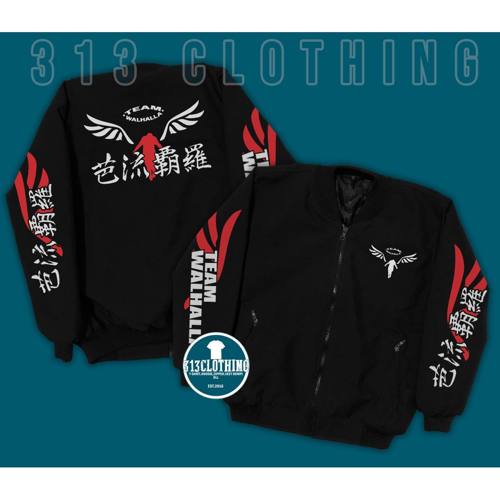 Tokyo Revengers Children's Jacket Team Walhalla Tokyo Revengers ...