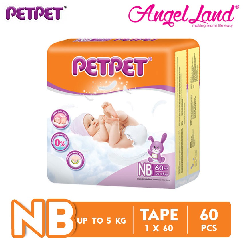 PETPET Tape Diaper Jumbo (1-Pack) | Shopee Malaysia