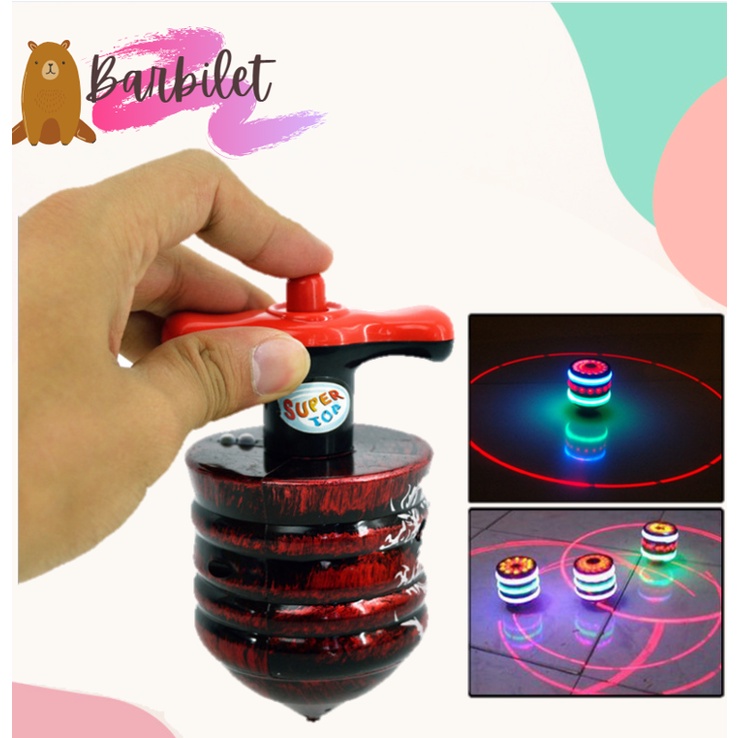 Children's Music Spinning Gyroscope Dragon Spinner Laser Gasing Mainan ...