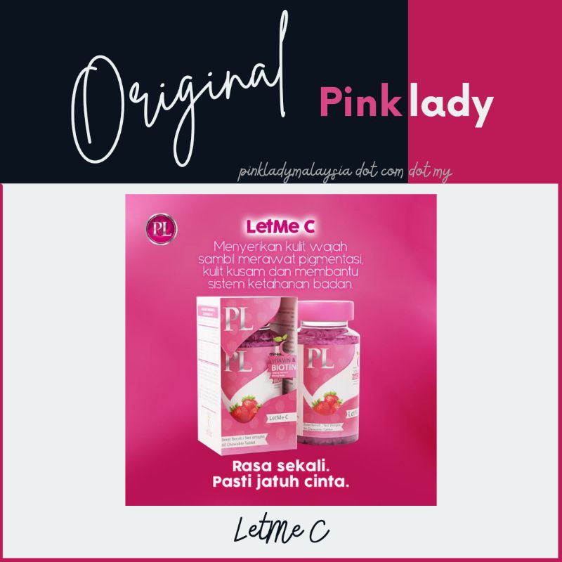 💗 PINKLADY LetMe C Pink Lady Original HQ 💗 | Shopee Malaysia