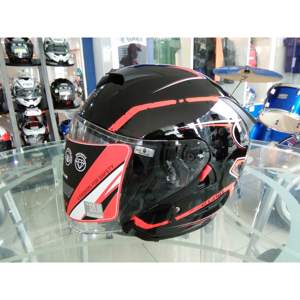 XDOT G515 DOUBLE OPEN VISOR ORIGINAL GIVI MOTOR RACING MALAYSIA ...