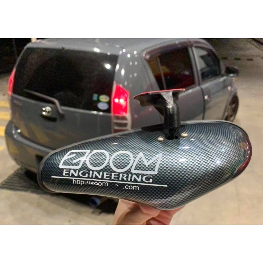 Universal Zoom Mirror Cermin Glass Clip / CAR CENTER MIRROR BLUE MIRROR ...