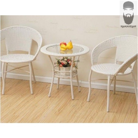 SET KERUSI TAMAN SANTAI REST CHAIR MEJA KACA MEJA KOPI COFFEE TABLE ...