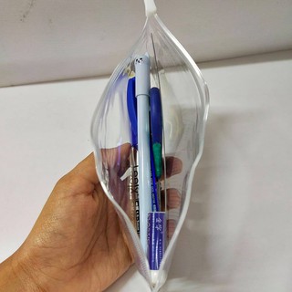 Transparent Clear Pencil Case Box School Exam Office Simple Small A6 ...