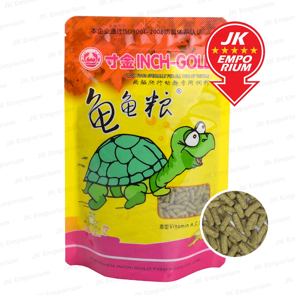 500g Inch-Gold Large Size Turtle Stick Floating Tortoise Pellet ...