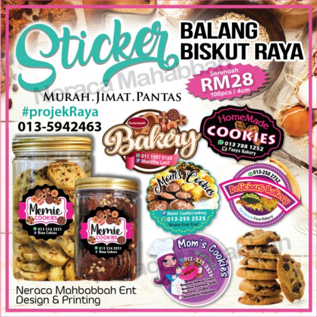Sticker Balang Biskut Raya | Shopee Malaysia