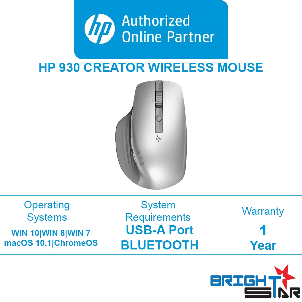 HP 930 Creator Wireless Mouse | Shopee Malaysia