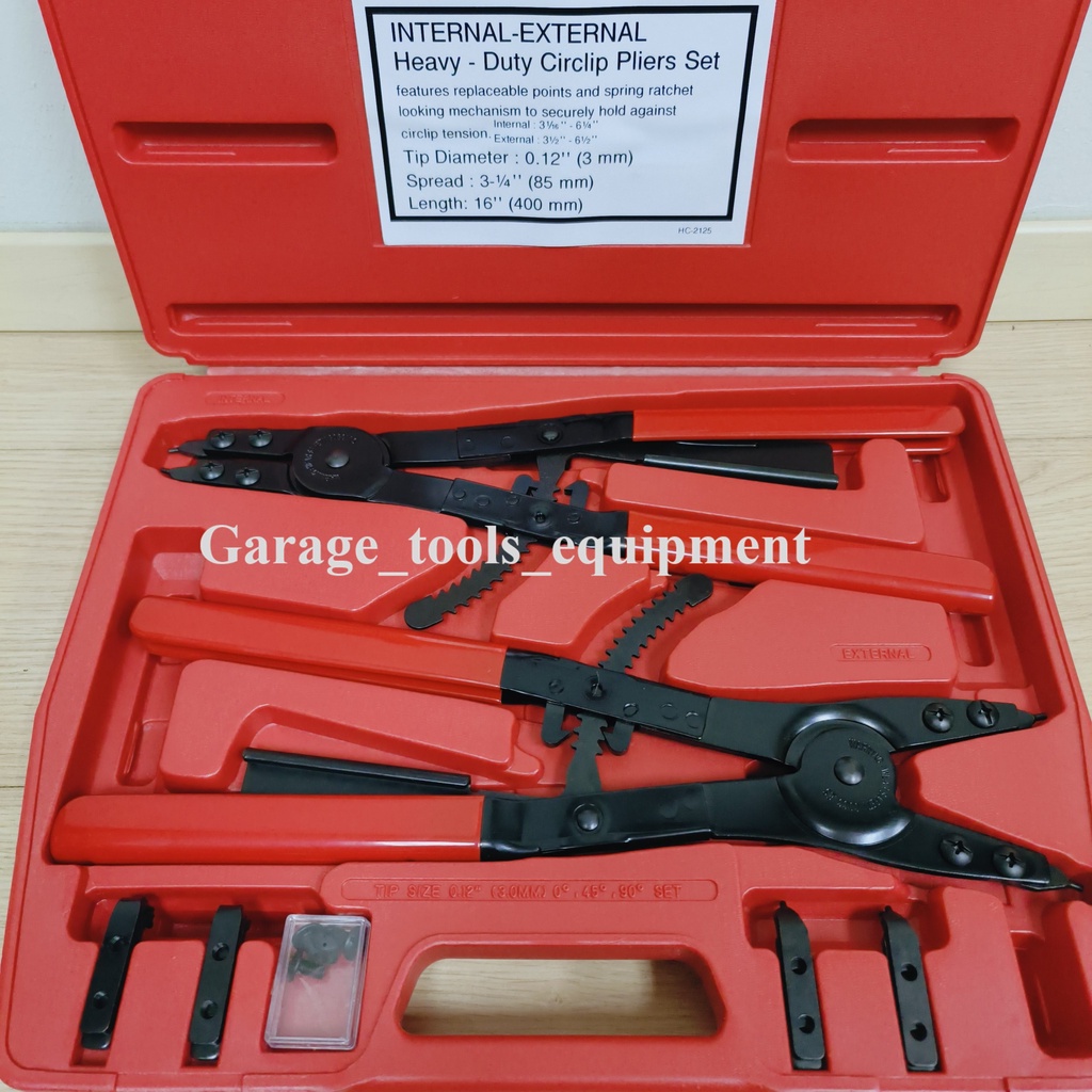 SB TOOLS 16" Heavy Duty Circlip Pliers Set With Auto Lock | Shopee Malaysia
