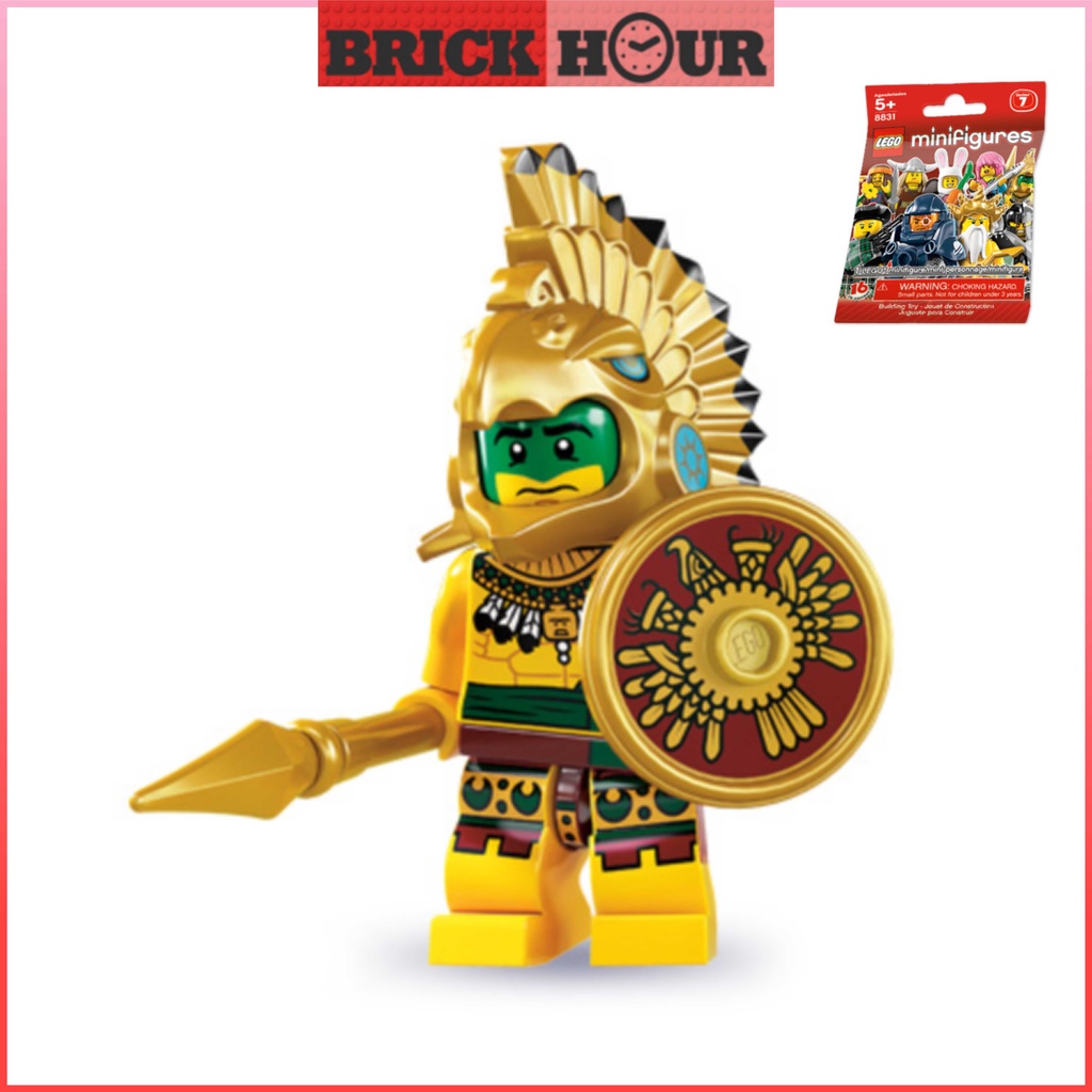 8831 -2 LEGO Minifigure Series 7 - Aztec Warrior (MISP) | Shopee Malaysia