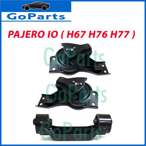 Front engine mounting with Gear box mounting 3pcs Mitsubishi Pajero IO H67 H76 H77 | Shopee Malaysia