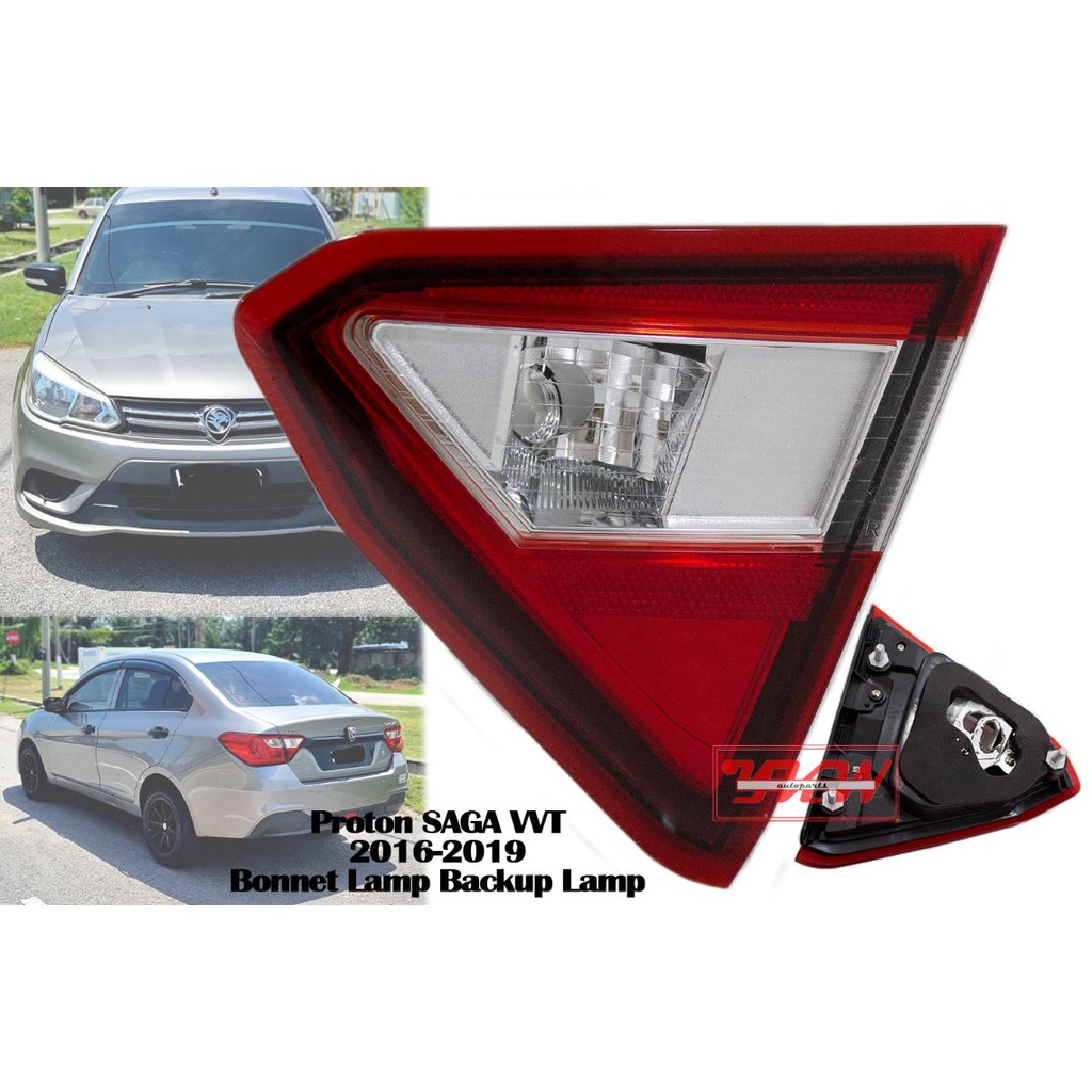 NO BULB NO SOKCET Proton SAGA VVT 2016-2019 Rear Boot Lid Bonnet Tail Lamp Lights Backup Lamp ...