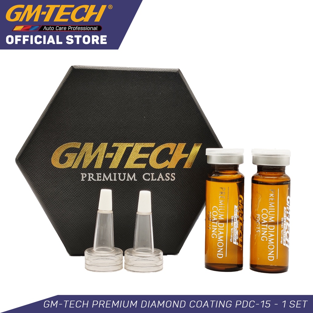 GM-TECH Premium Diamond Coating (15ml x 2) - Reinforced Durability ...