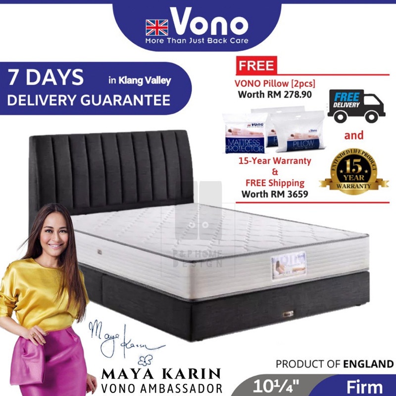 VONO Orthopaedic Pro Latex Mattress [100%Authentic] Back Care ...
