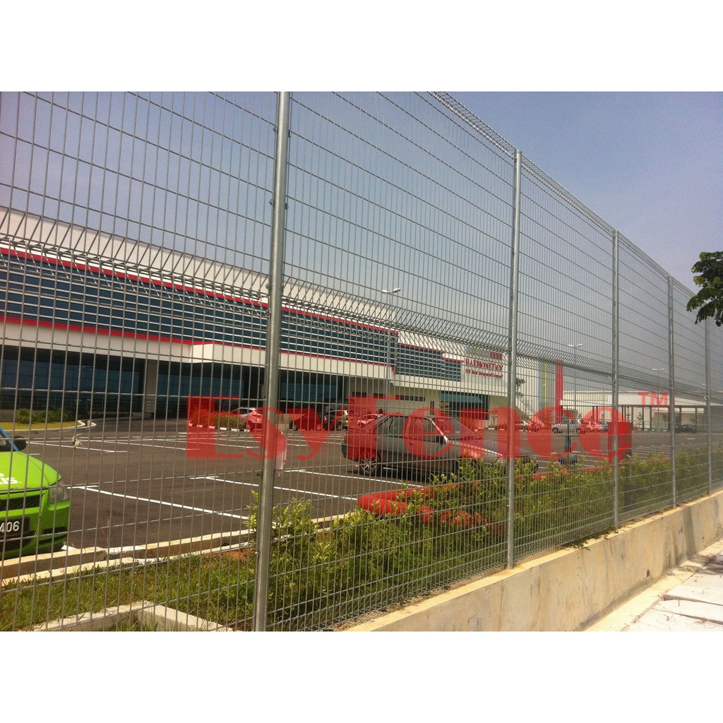 EsyFence Rolled Top Fence High Strength Steel Wired with Galvanized ...